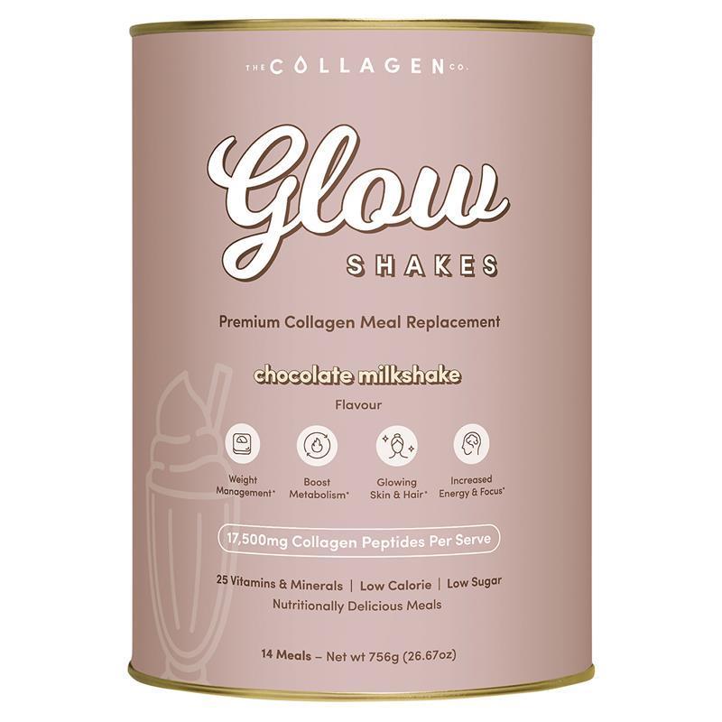 Buy The Collagen Co Glow Shakes Chocolate Milkshake 755g online at ...