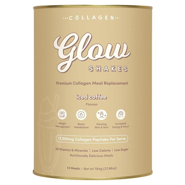 Buy The Collagen Co Glow Shakes Iced Coffee 784g online at Chemist ...
