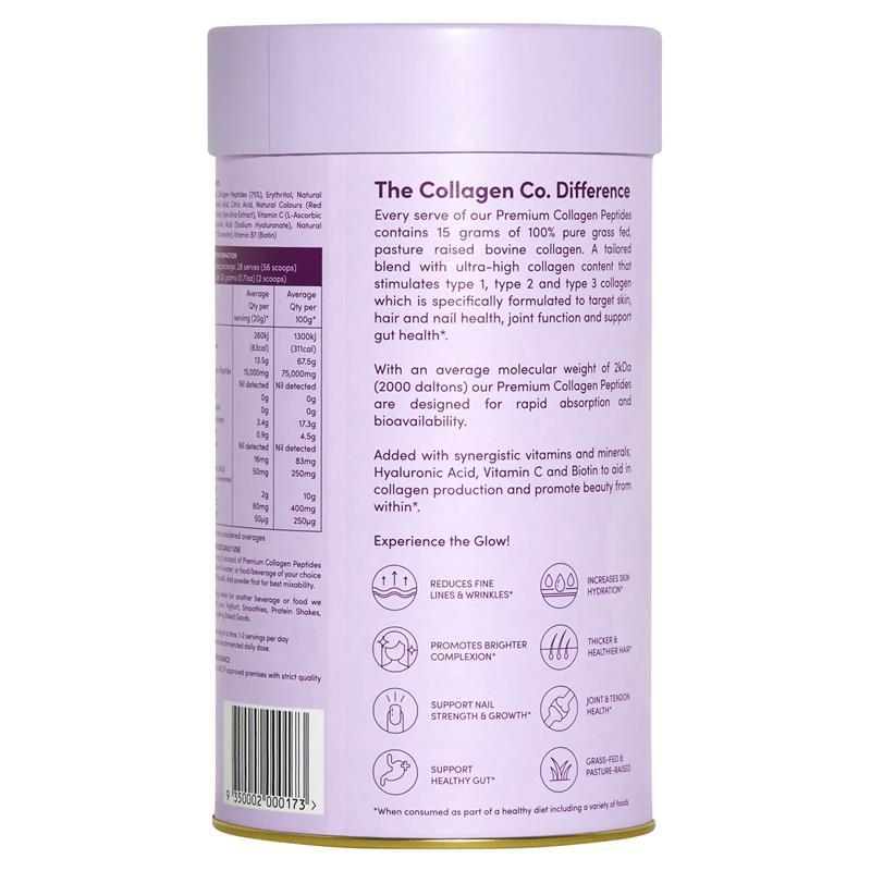 Buy The Collagen Co Premium Collagen Peptides Mixed Berry 560g online ...