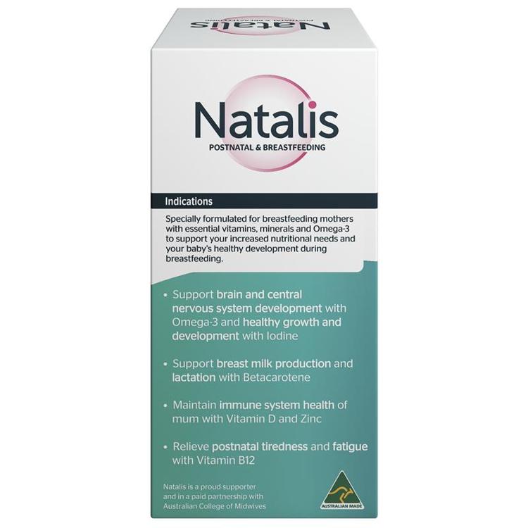 Buy Natalis PostNatal & Breastfeeding Support 60 Capsules online at ...