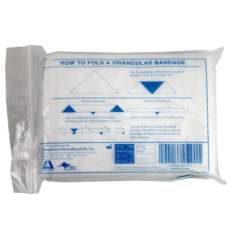 Buy Livingstone Triangular Bandage Bleached Calico 110 x 110 x 155 cm 1 ...