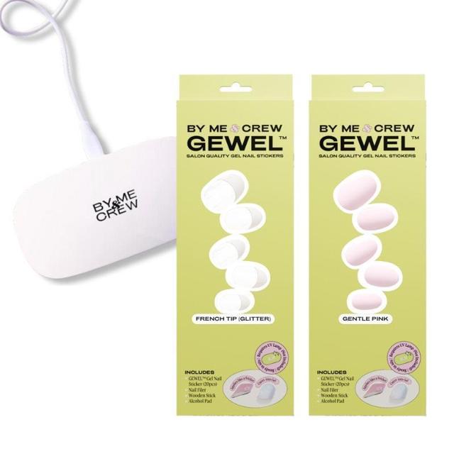 Buy Gewel™ Clean Girl Starter Pack (Gentle Pink & French Tip) Set ...