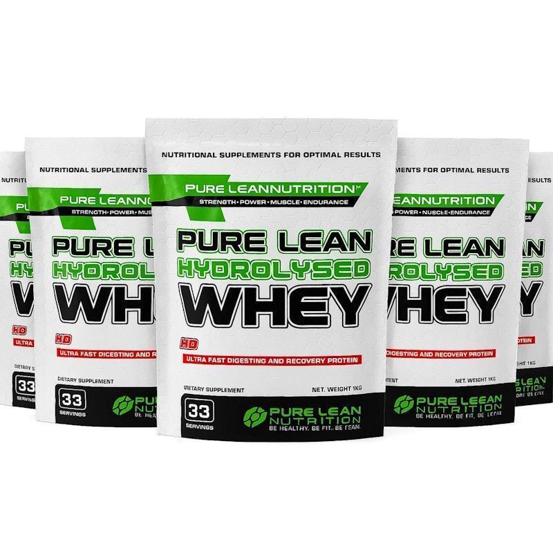 Buy Pure Lean Nutrition Hydrolysed Whey Protein Powder Fast Digesting ...
