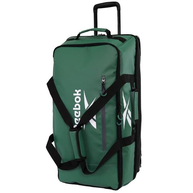 Buy Reebok All Star 72cm Large Leather Film Soft Shell Suitcase Green ...