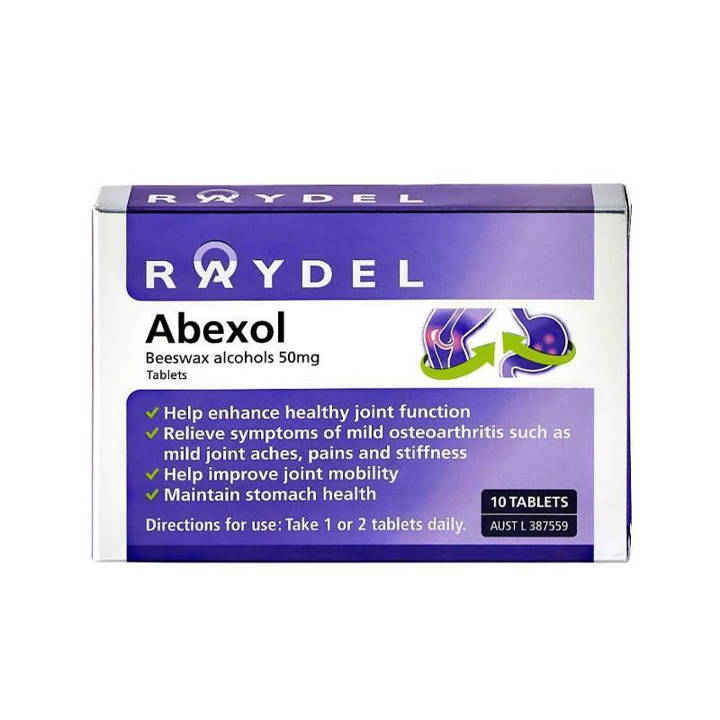 Buy Raydel Abexol 50mg 10 Tablets 1 Pack online at Chemist Warehouse
