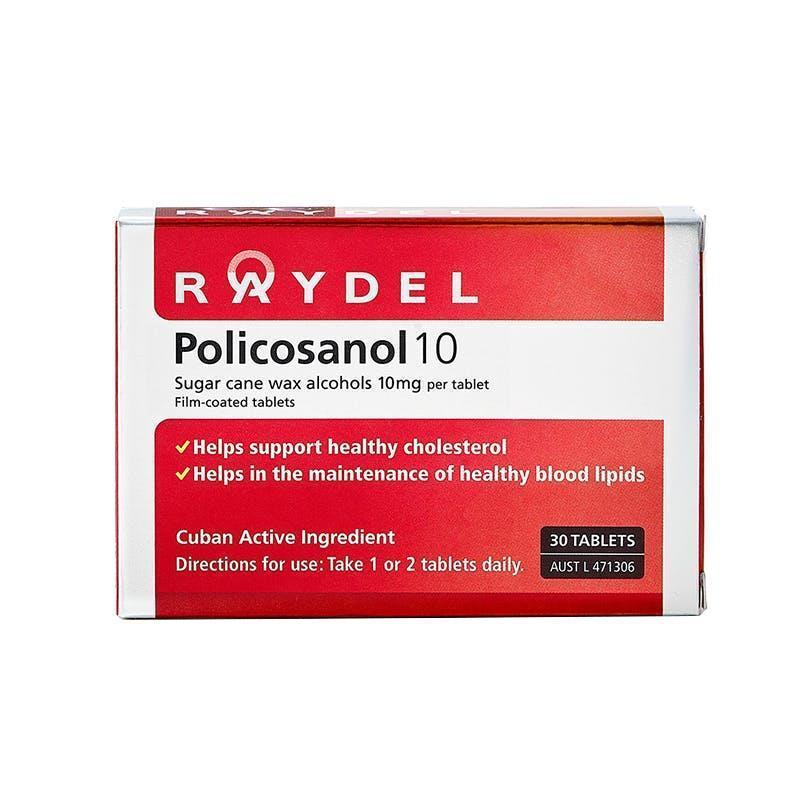 Buy Raydel Policosanol 10mg 30 Tablets 1 Pack online at Chemist Warehouse