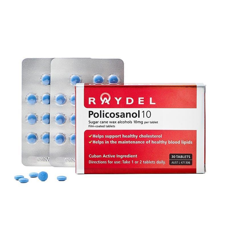 Buy Raydel Policosanol 10mg 30 Tablets 1 Pack online at Chemist Warehouse