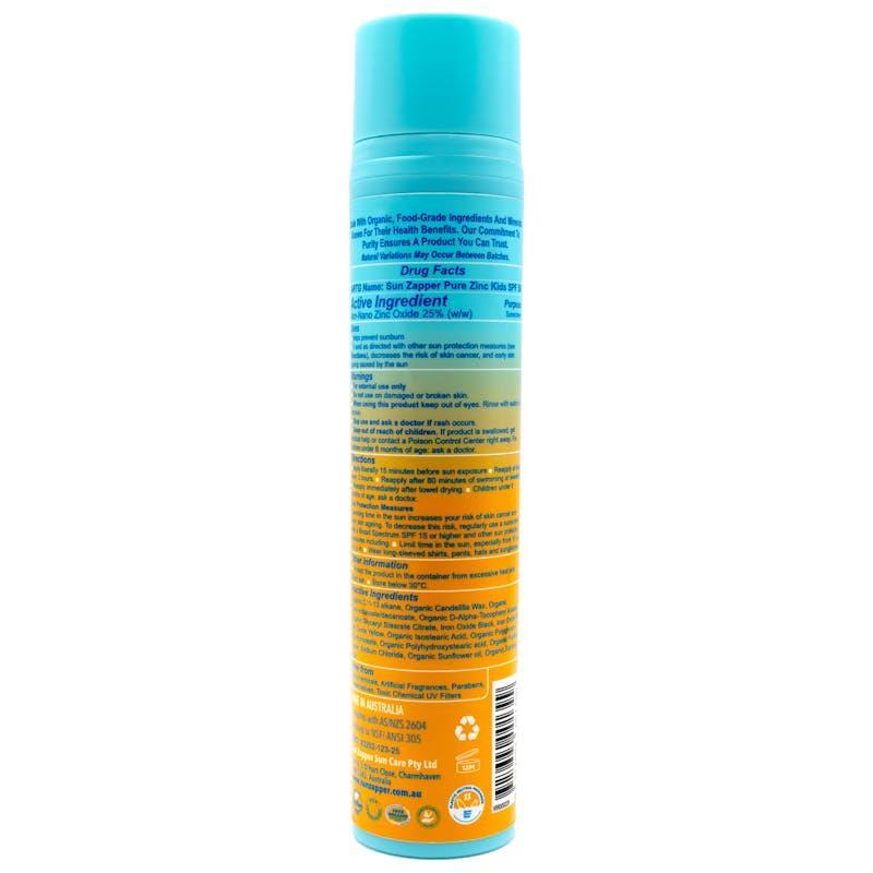 Buy SUN ZAPPER Pure Zinc Kids Sunscreen Cream SPF 50 100g online at ...