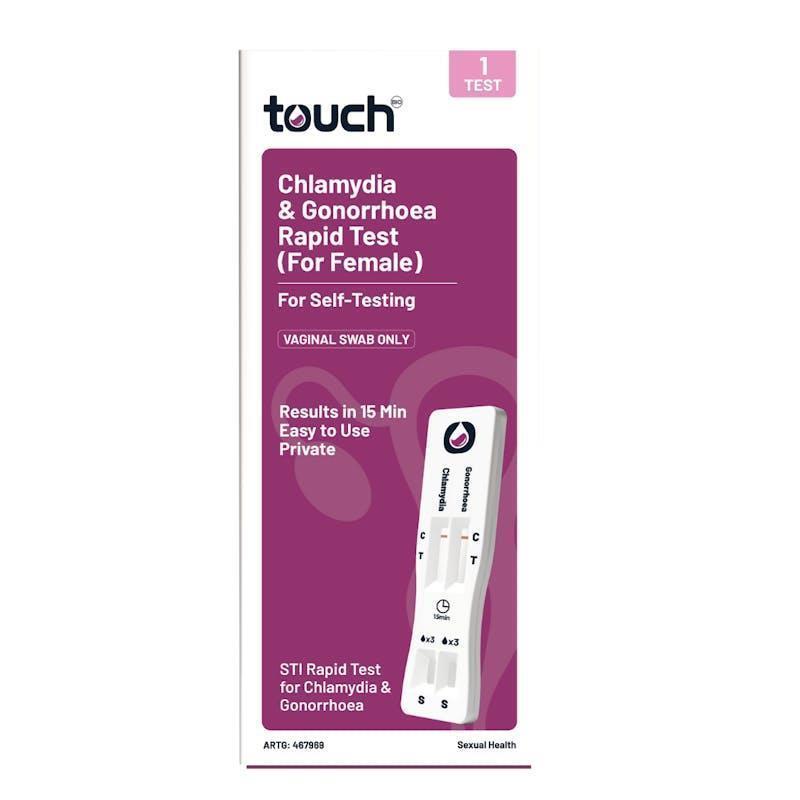 Buy TouchBio Chlamydia & Gonorrhoea Rapid Test (For Female) 1 Test ...
