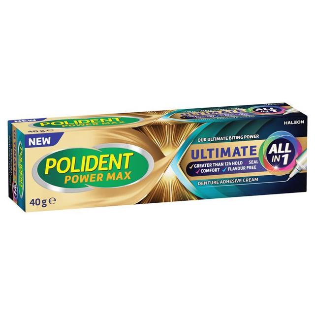 Buy Polident Ultimate Denture Adhesive 40g online at Chemist Warehouse