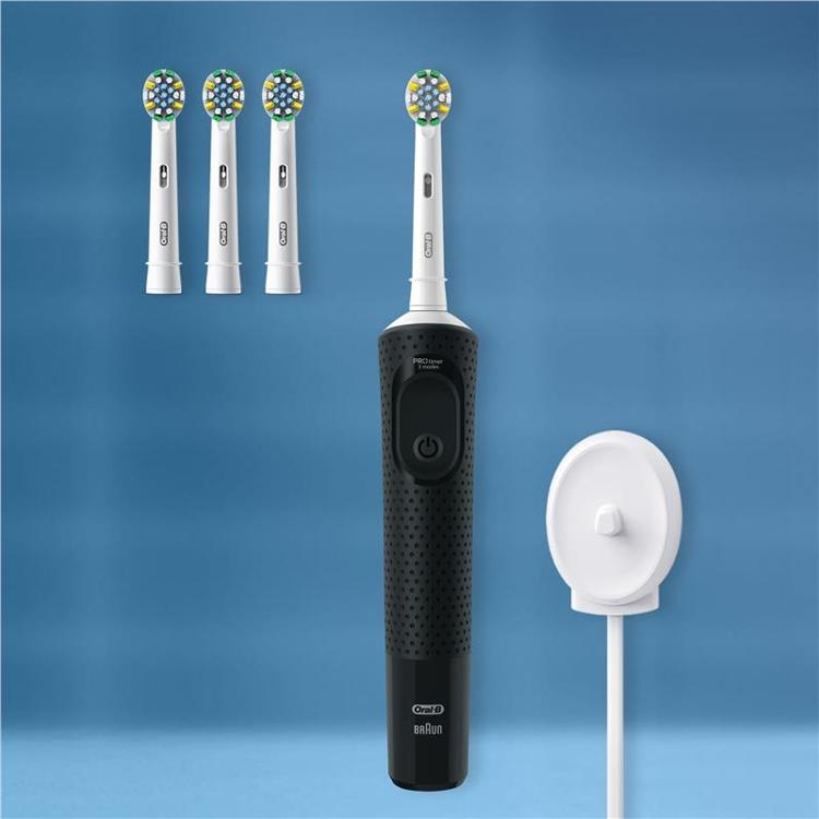 Buy Oral B Power Toothbrush Vitality Pro Deep Clean Black Starter Pack ...