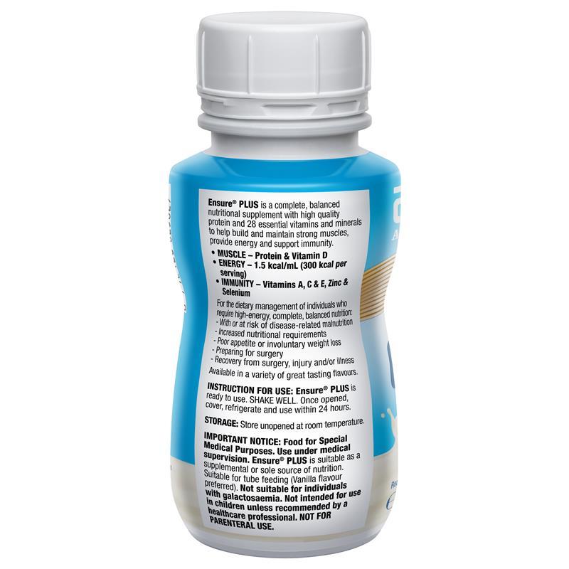 Buy Ensure Plus Vanilla 200ml online at Chemist Warehouse
