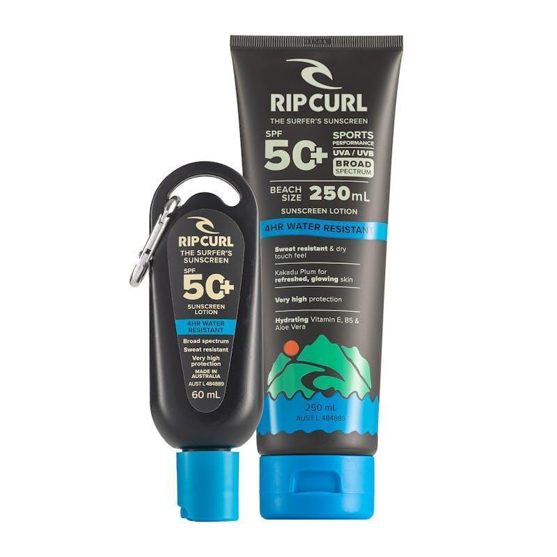 Buy Rip Curl The Surfer's Sunscreen Bundle 250ml Tube + 60ml Travel ...