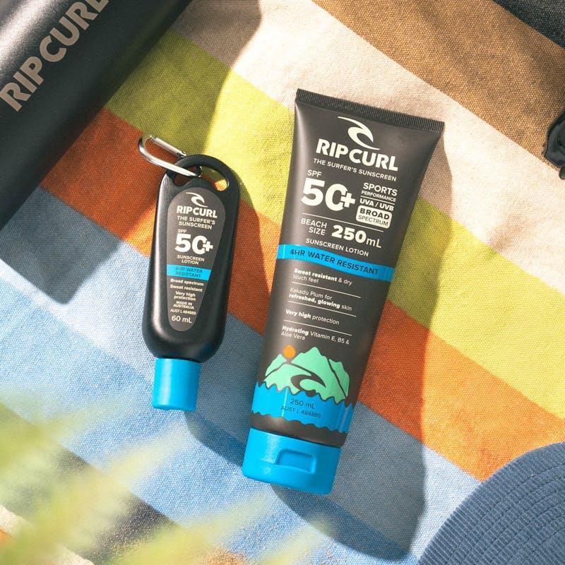 Buy Rip Curl The Surfer's Sunscreen Bundle 250ml Tube + 60ml Travel ...