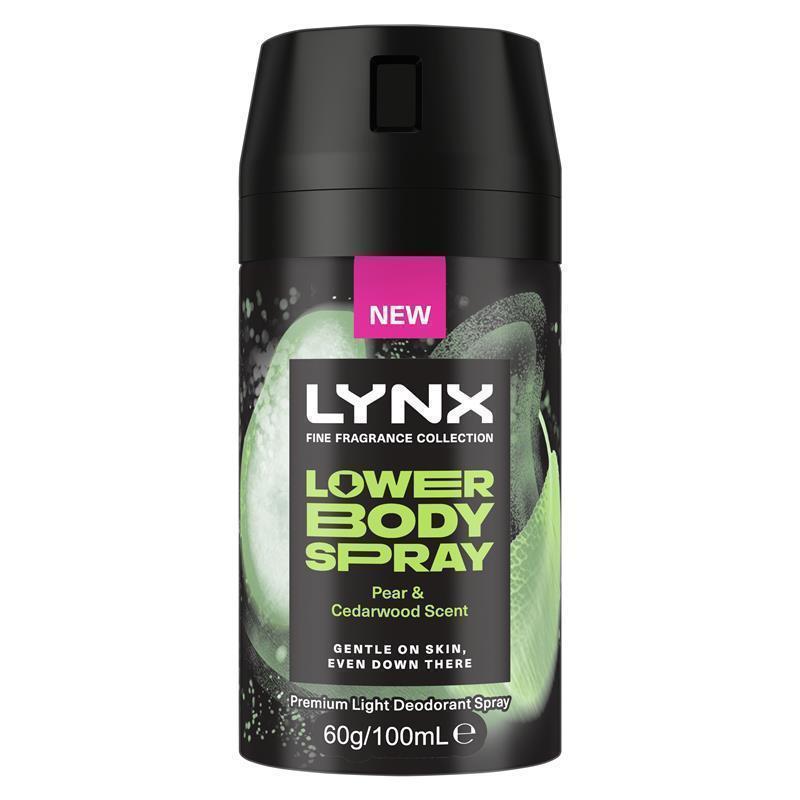 Buy Lynx Lower Body Spray Pear & Cedarwood Scent 100ml online at ...
