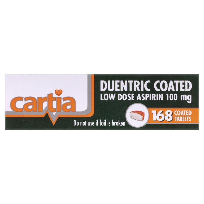 Buy Cartia 100mg Tablets 168 online at Chemist Warehouse