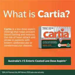 Buy Cartia 100mg Tablets 84 online at Chemist Warehouse
