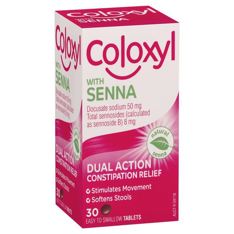 Buy Coloxyl & Senna 30 Tablets online at Chemist Warehouse