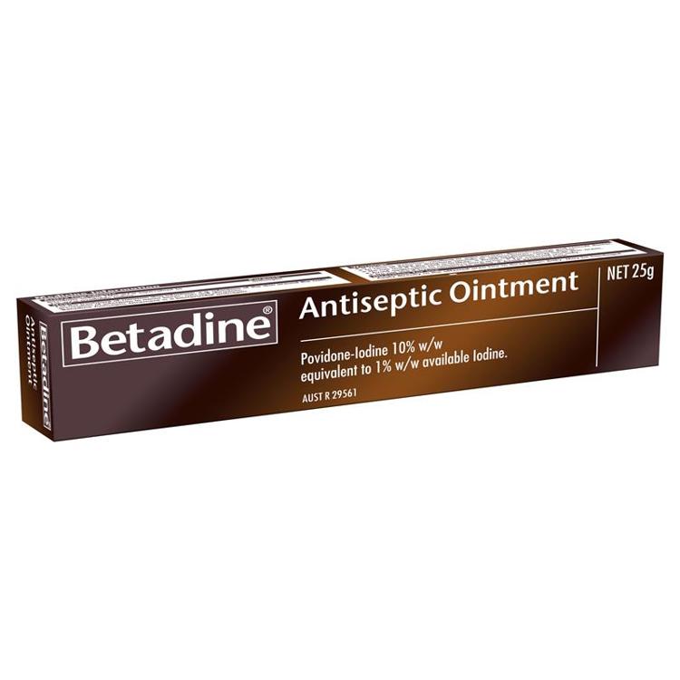 Buy Betadine Antiseptic Ointment Cream 25g online at Chemist Warehouse