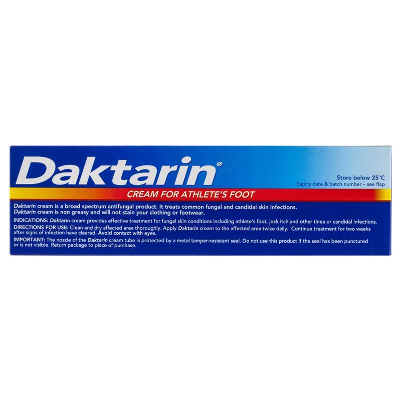 Buy Daktarin Cream for Athlete's Foot 70g online at Chemist Warehouse