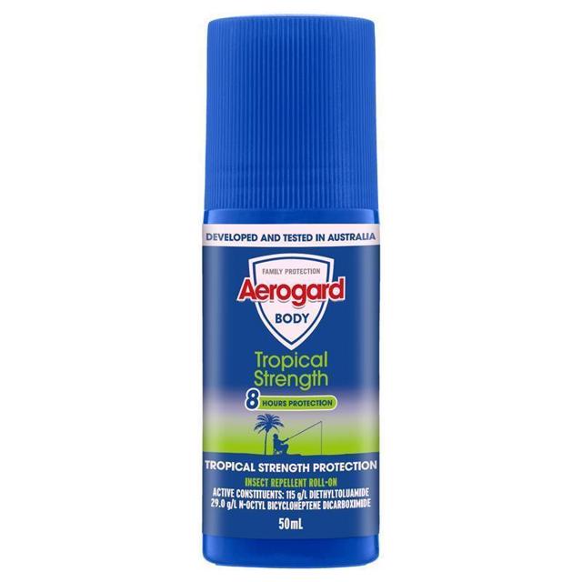 Buy Aerogard Roll On Tropical Strength 50mL online at Chemist Warehouse