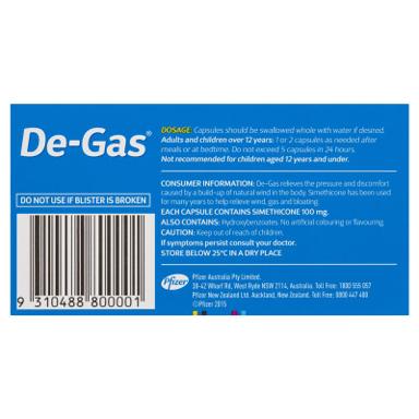 Buy De Gas 24 Capsules online at Chemist Warehouse