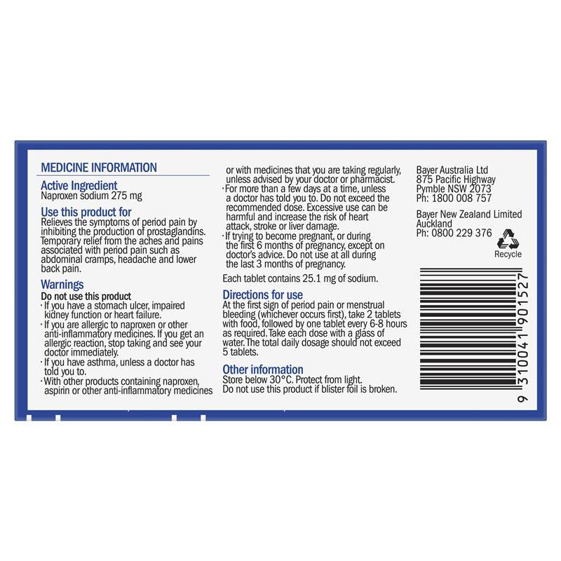 Buy Naprogesic 275mg Tablets 24 Pack online at Chemist Warehouse