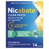 Buy Nicabate Clear Patch Quit Smoking Step 1 21mg 14 Patches (Value ...