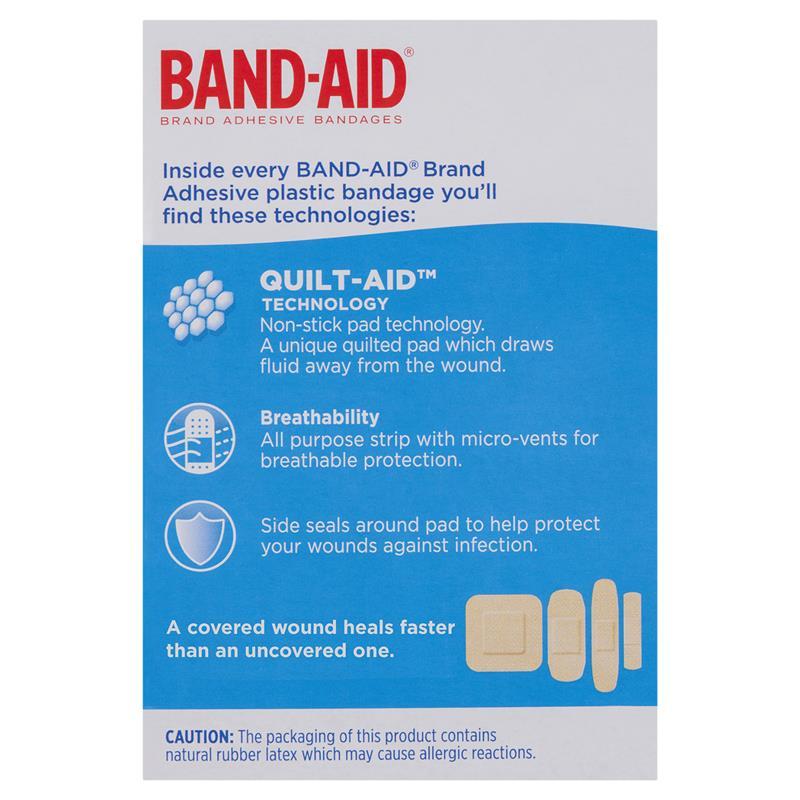 Buy Band-Aid Plastic Strips Assorted Shapes 50 Pack online at Chemist ...