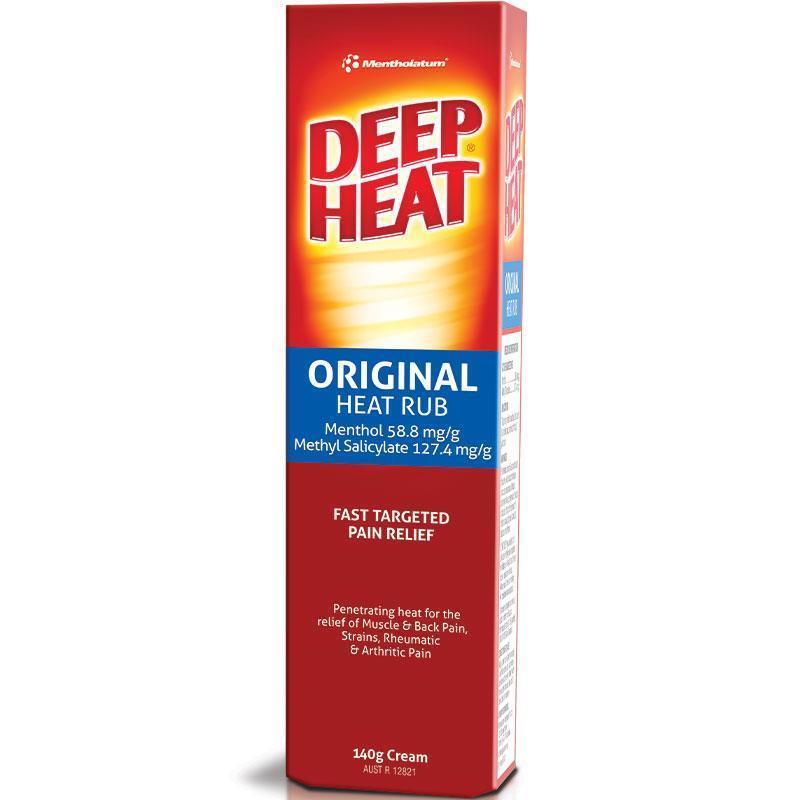 Buy Deep Heat Mentholatum 140g online at Chemist Warehouse