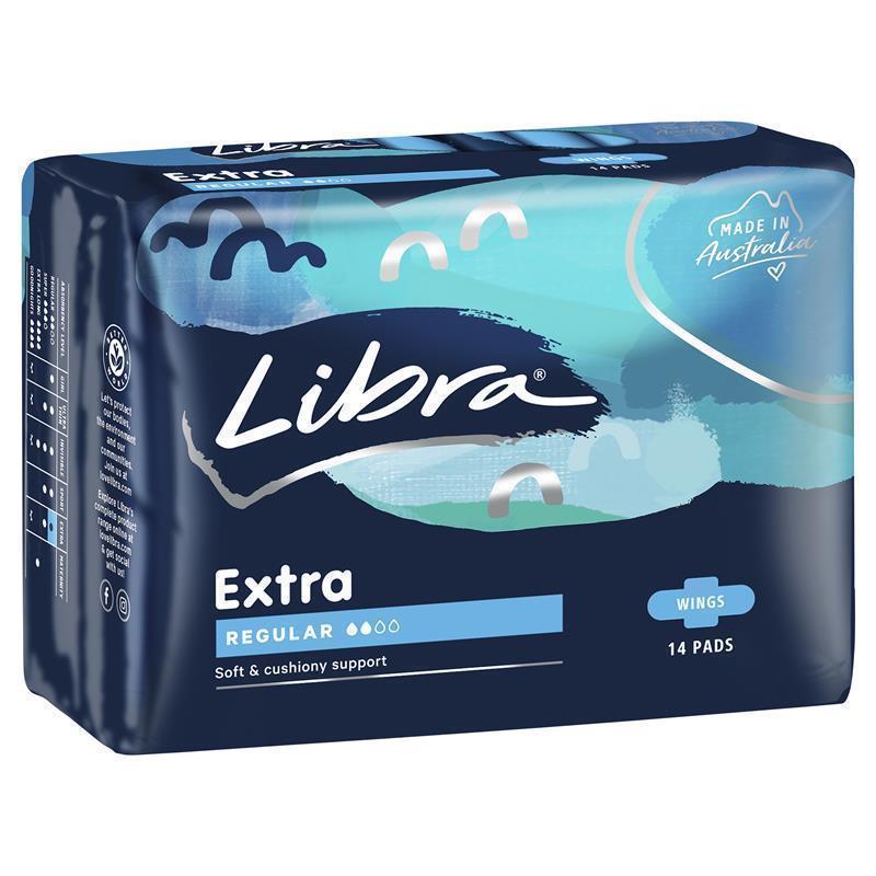 Buy Libra Pads Wings Regular 14 online at Chemist Warehouse