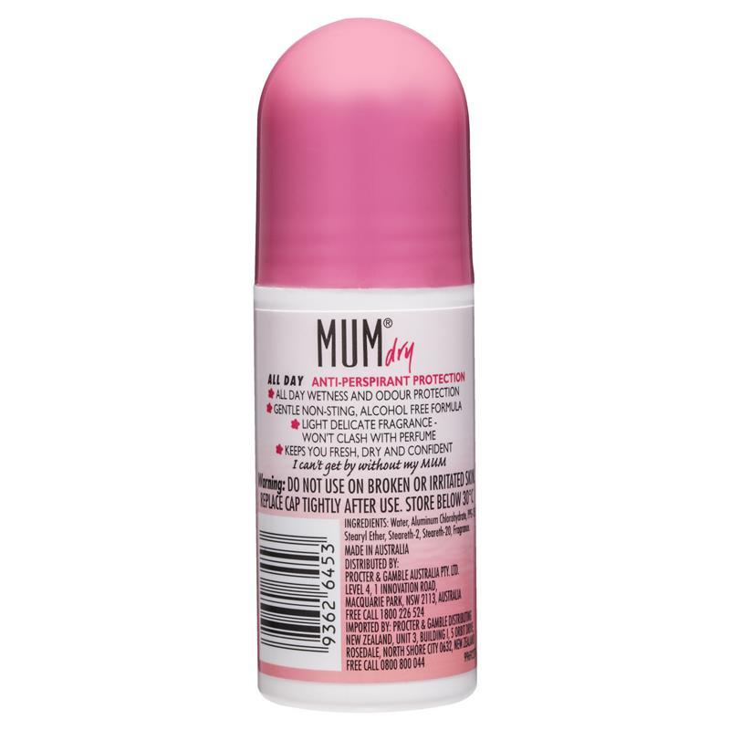 Buy Mum Roll On Dry Cool Pink 50ml online at Chemist Warehouse
