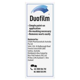 Buy Duofilm Wart Solution 15ml online at Chemist Warehouse
