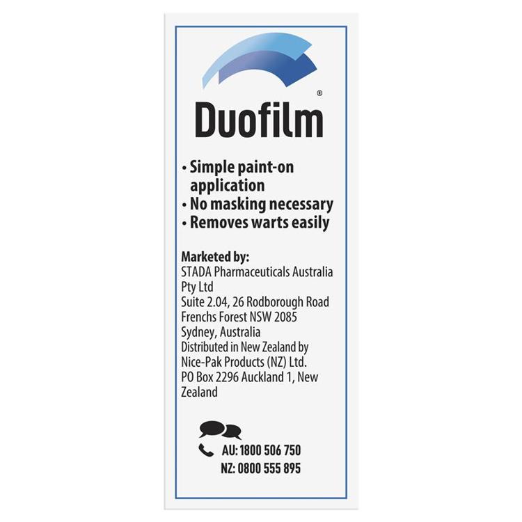 Buy Duofilm Wart Solution 15ml online at Chemist Warehouse