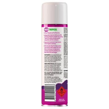 Buy Rid Tropical Strength Medicated Insect Repellent Aerosol 150g ...