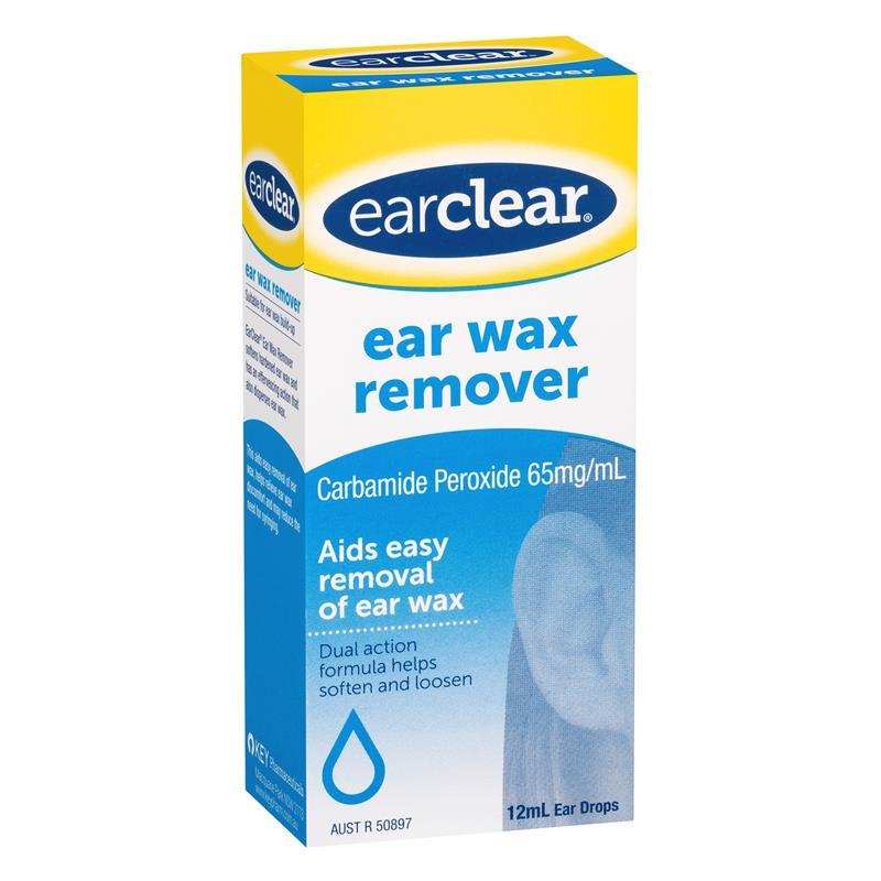 Buy EarClear Ear Wax Remover Drops 12mL – Aids Easy Removal of Ear Wax ...
