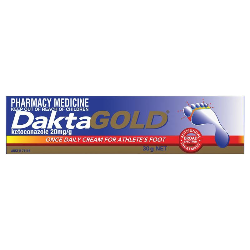 Buy DaktaGold Once Daily Cream for Athlete's Foot 30g online at Chemist ...