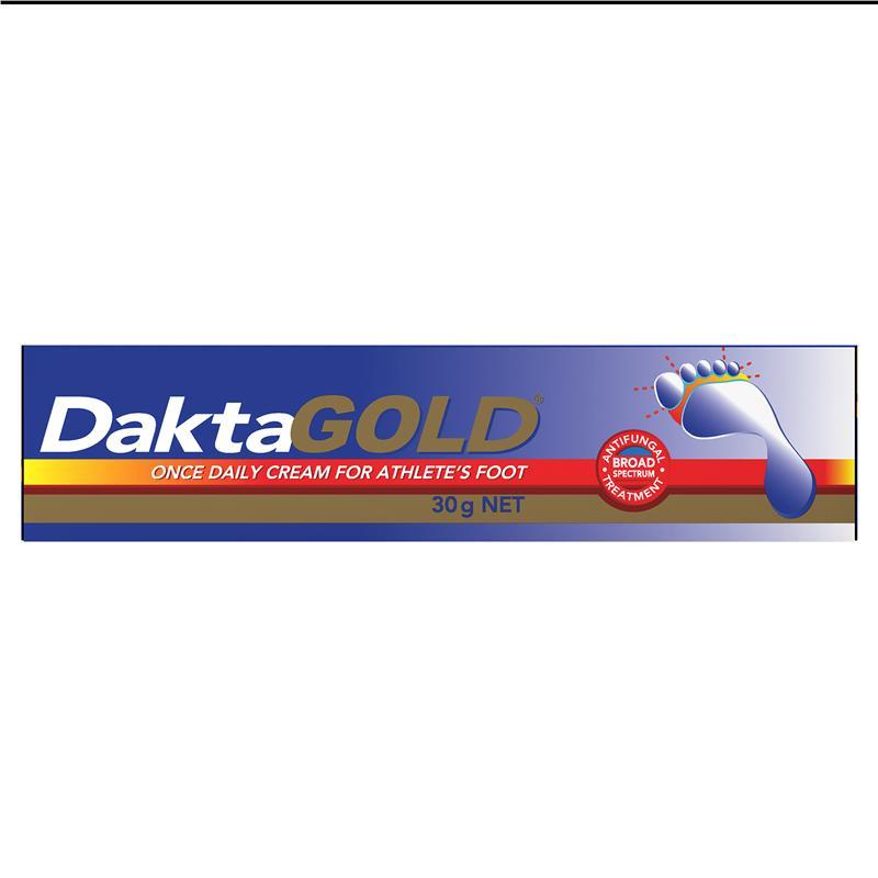Buy DaktaGold Once Daily Cream for Athlete's Foot 30g online at Chemist ...