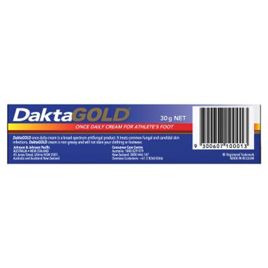Buy DaktaGold Once Daily Cream for Athlete's Foot 30g online at Chemist ...