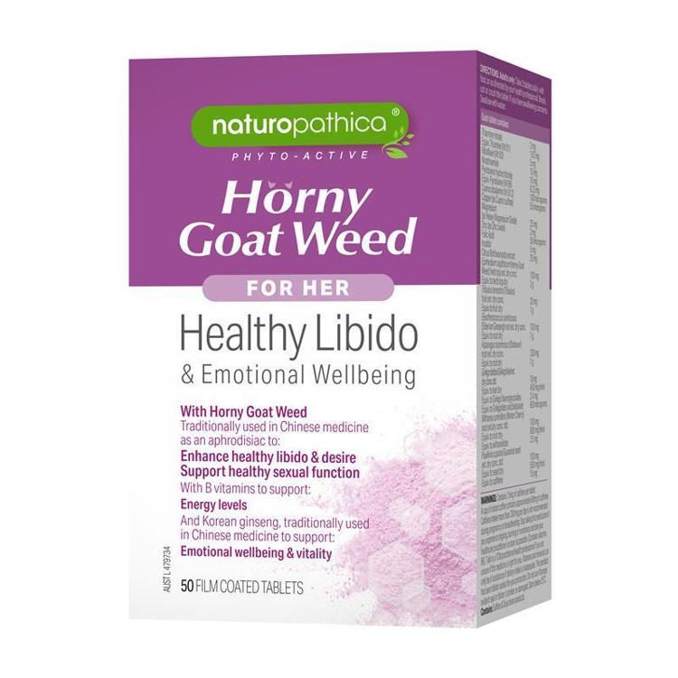Buy Naturopathica Horny Goat Weed For Her 50 Tablets online at Chemist ...