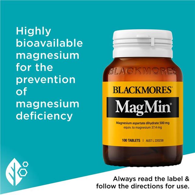 Buy Blackmores Magmin 500mg 100 Tablets online at Chemist Warehouse