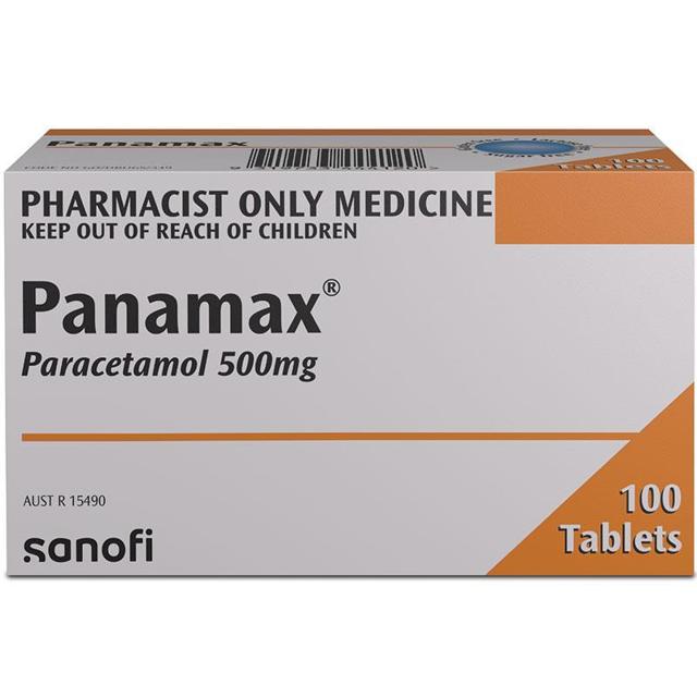 Buy Panamax 500mg 100 Tablets online at Chemist Warehouse