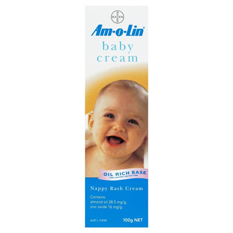 Buy Amolin Baby Cream for Nappy Rash Tube 100g online at Chemist Warehouse