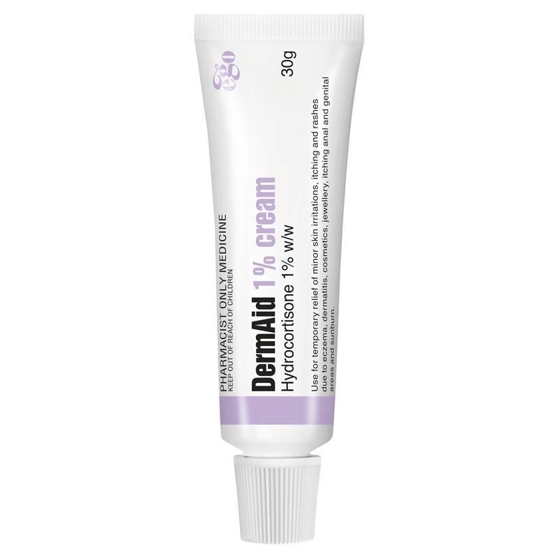 Buy Dermaid 1% Eczema Cream 30g - Hydrocortisone (S3) online at Chemist ...