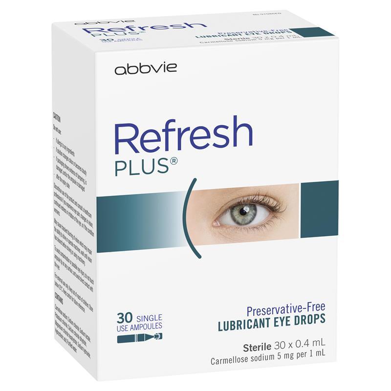 Buy Refresh Plus Eye Drop 0.4ml 30 Vials online at Chemist Warehouse