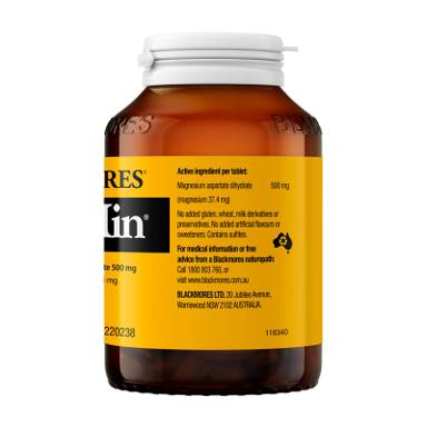 Buy Blackmores Magmin 500mg 250 Tablets online at Chemist Warehouse