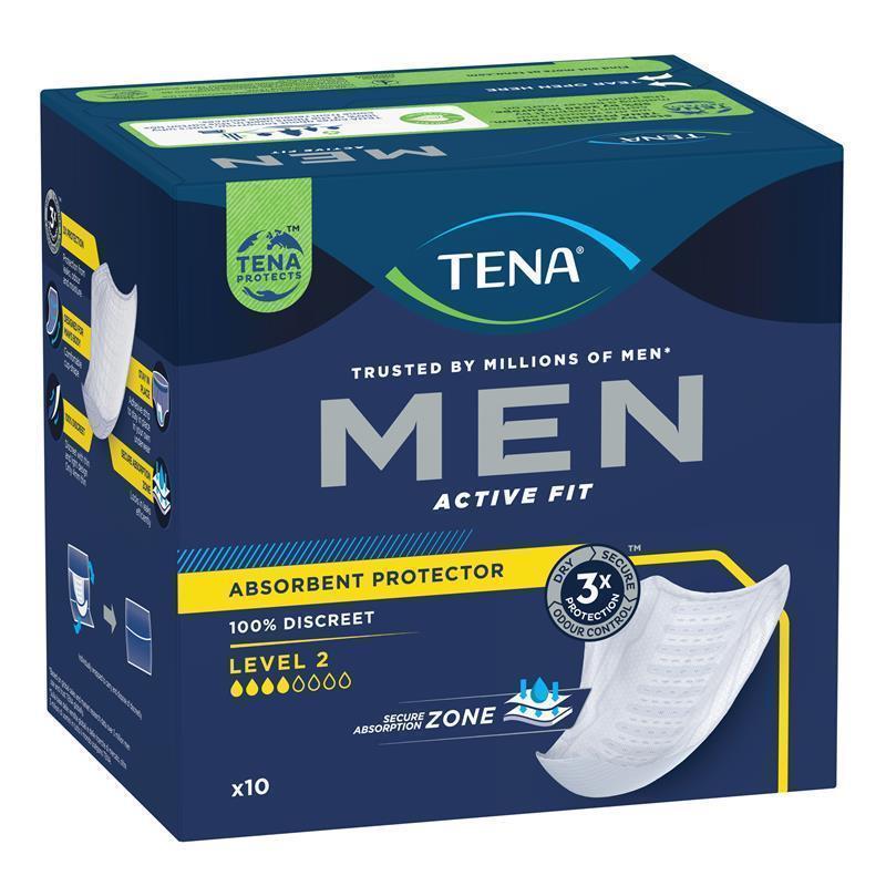 Buy TENA For Men Level 2 10 online at Chemist Warehouse