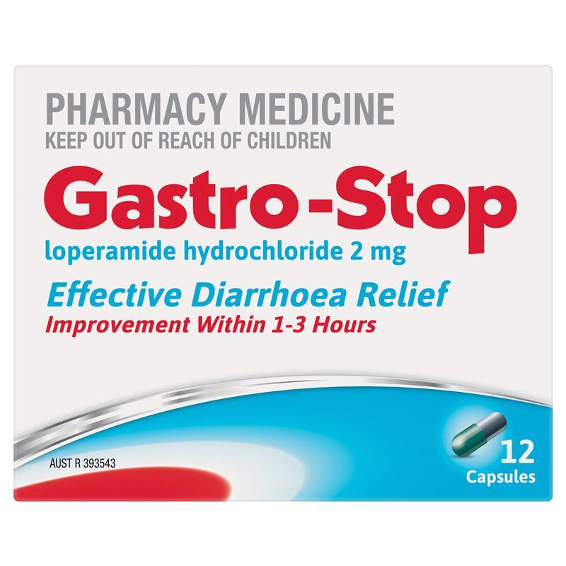 Buy GastroStop 12 Capsules online at Chemist Warehouse