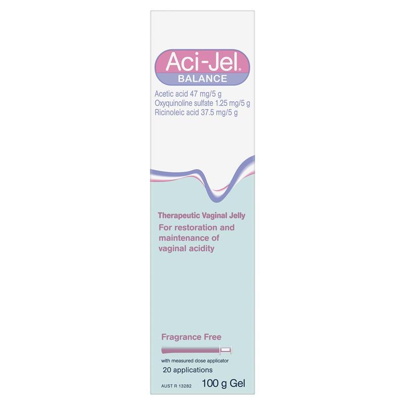 Buy Aci-Jel Balance Vaginal Jelly 100g online at Chemist Warehouse