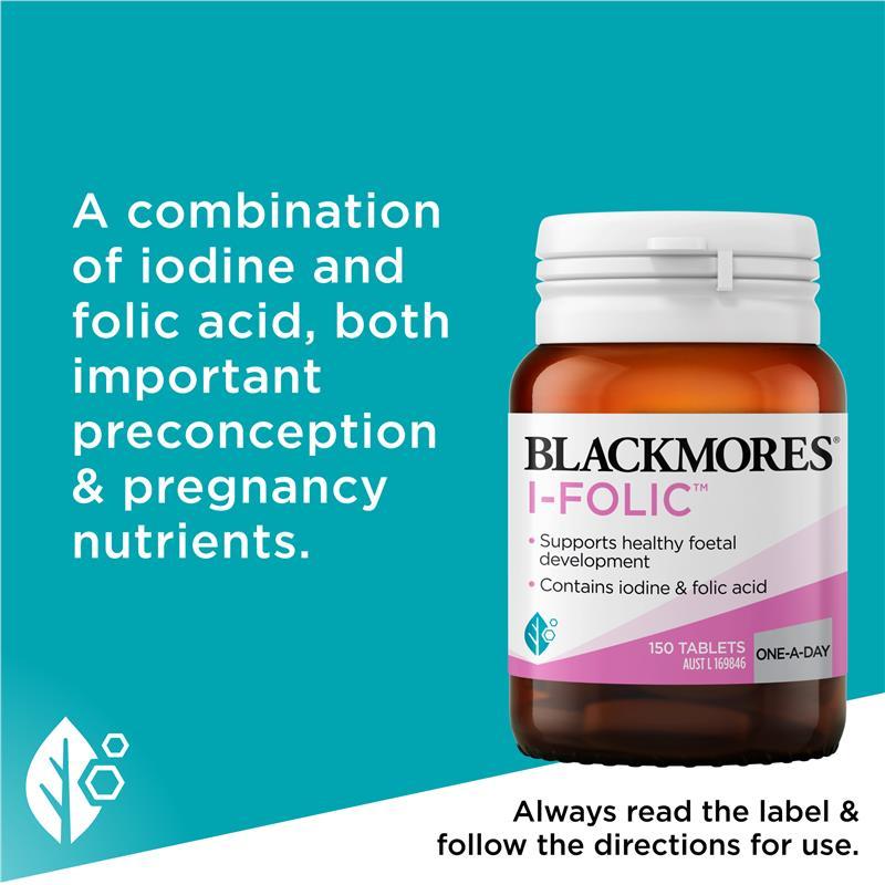 Buy Blackmores I-Folic 150 Tablets online at Chemist Warehouse